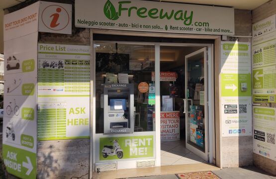 Freeway - scooter bike car rental company Sorrento