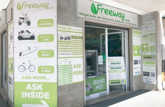 Freeway - scooter bike car rental company Sorrento