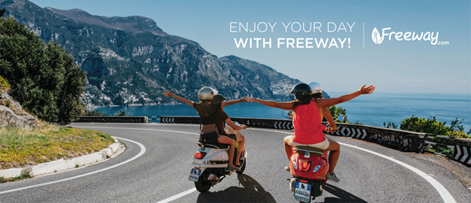 Freeway - scooter bike car rental company Sorrento